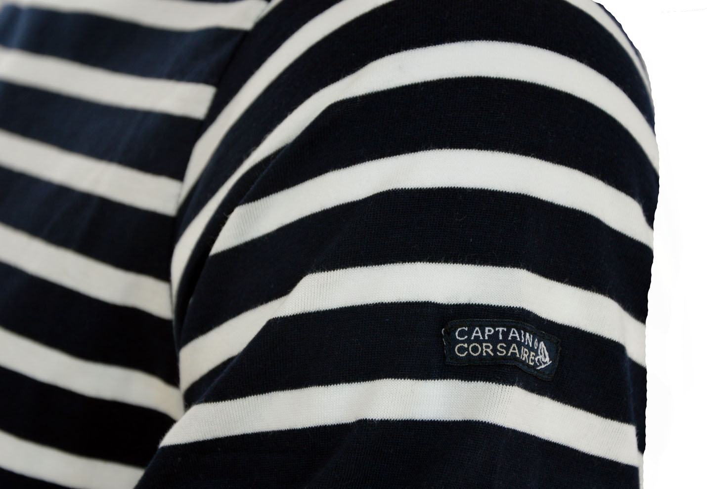 LARBOARD Marinière pour homme en coton manches longues Captain Corsaire ...